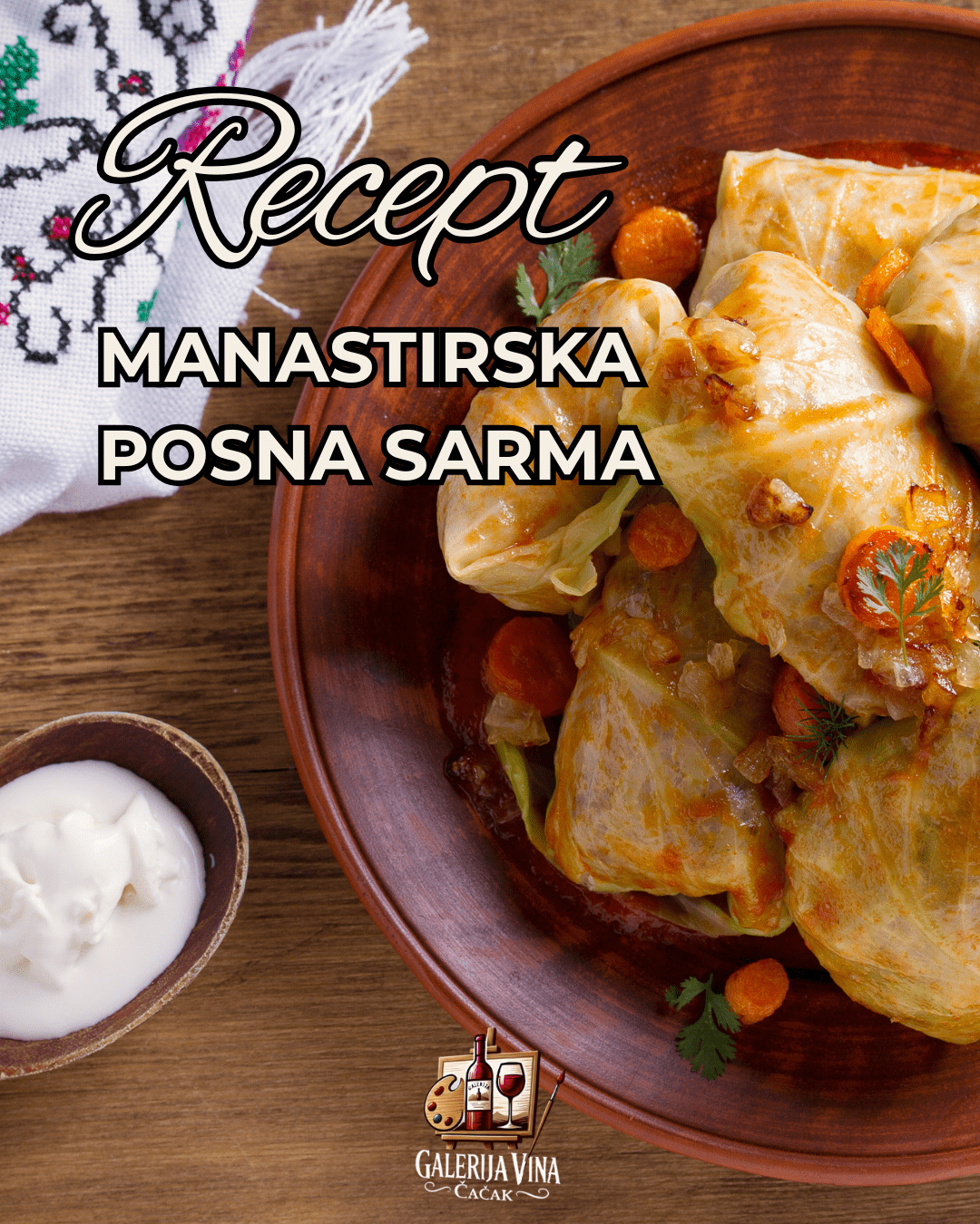 Manastirska posna sarma: recept koji se ne kuva, već poštuje